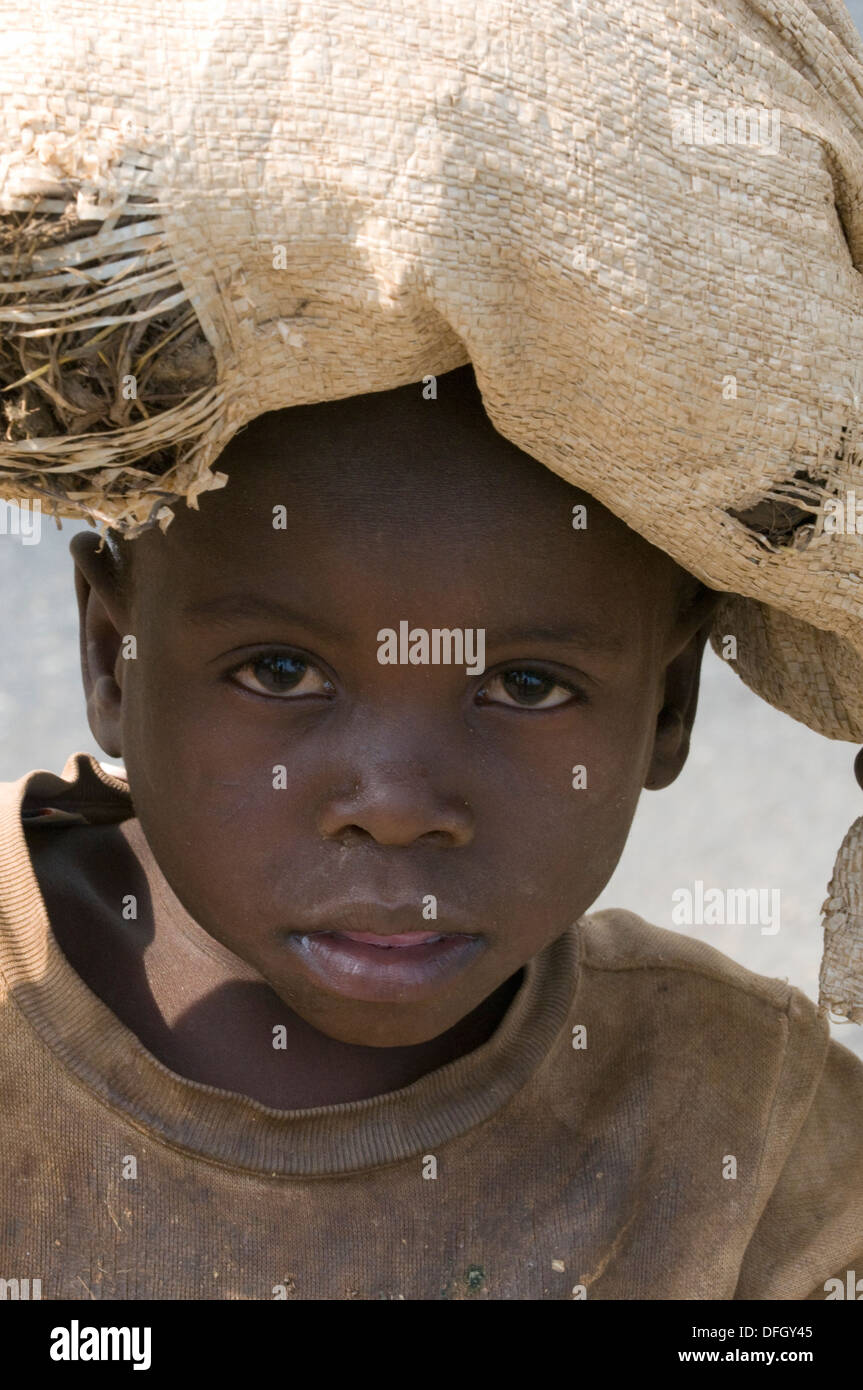 Rwandan boy child close up Northern Rwanda Central Africa Stock Photo ...