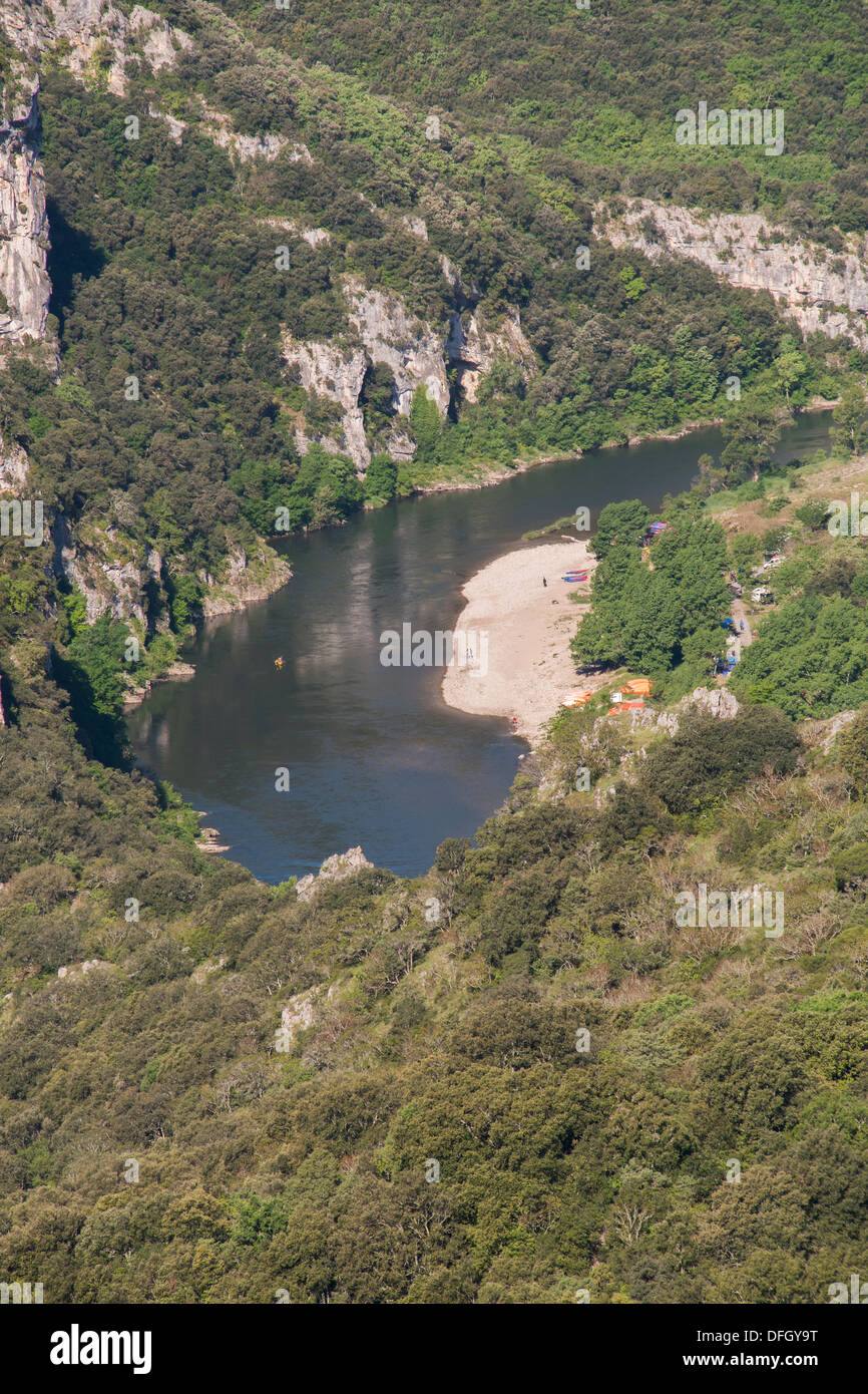 Gorges the ardeche france french hi-res stock photography and images ...