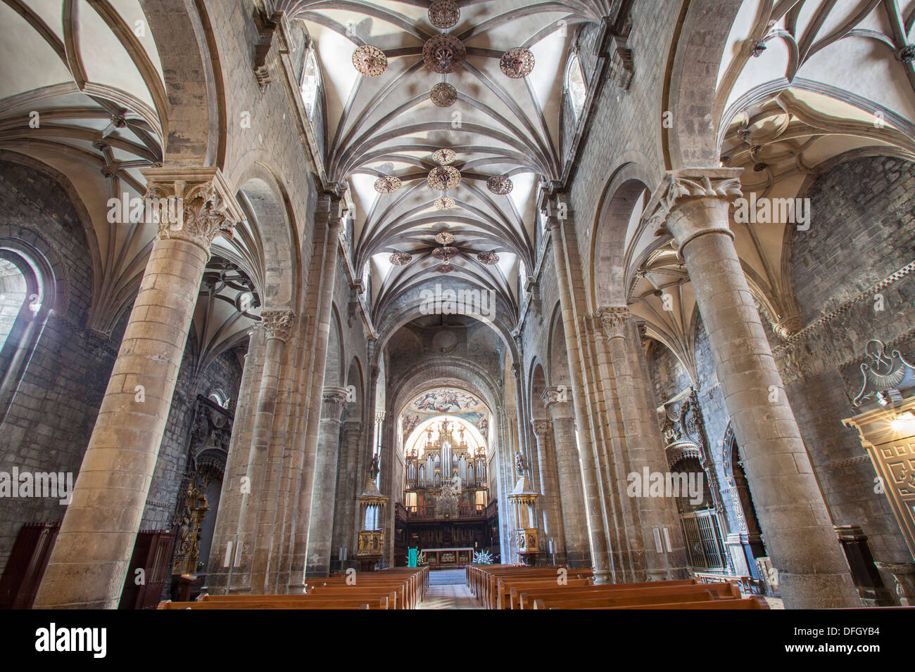 Cathedral of San Pedro, Jaca, Huesca, Spain Stock Photo: 61223656 - Alamy