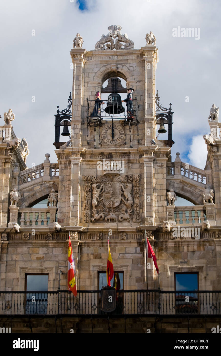 City Hall of Astorga. Spain Stock Photo - Alamy