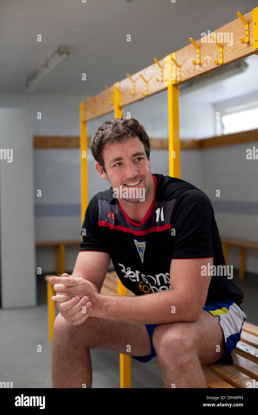 Trent Waterhouse, Warrington Wolves Rugby League player Stock Photo - Alamy