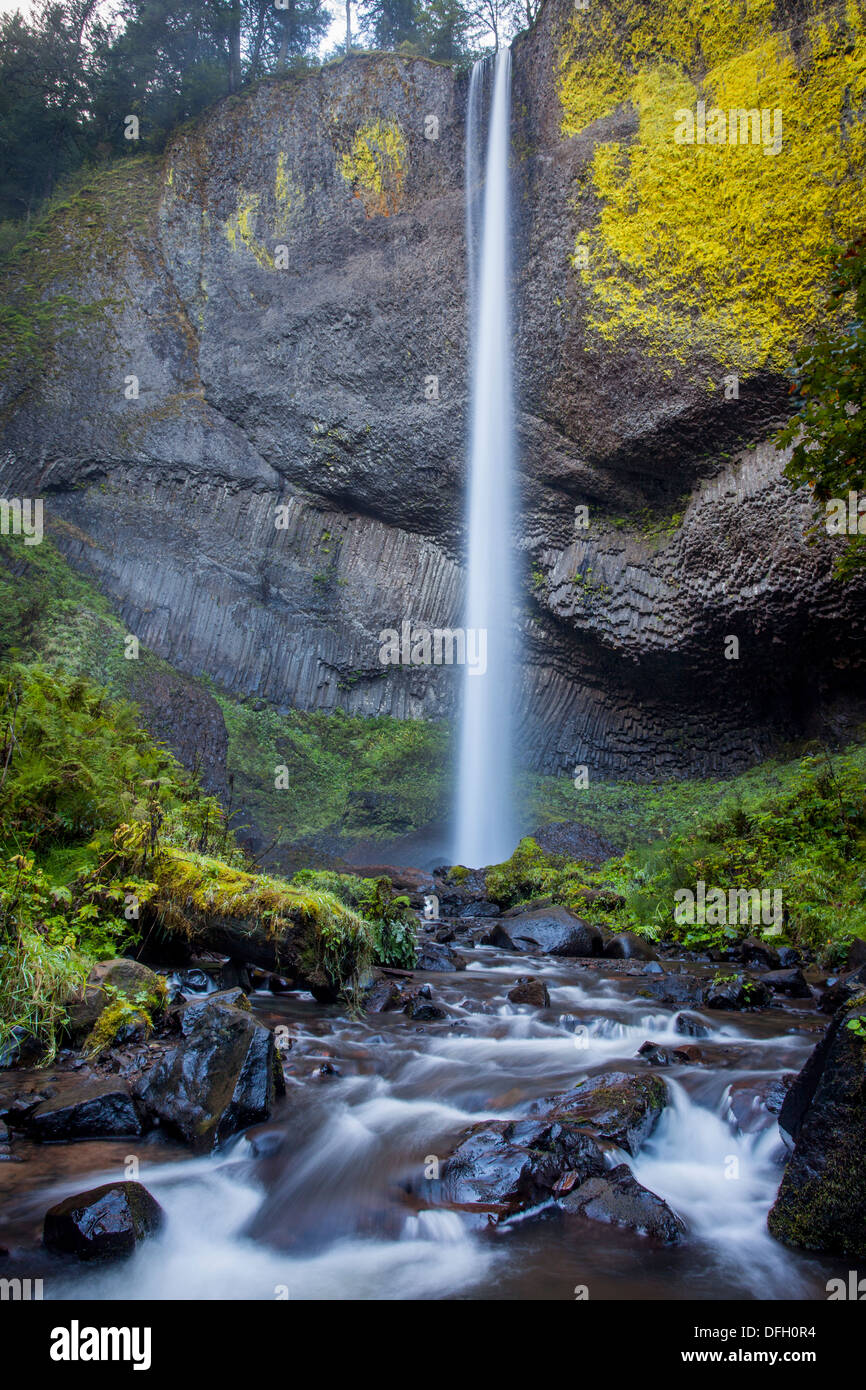 Latourell Falls in Guy W Talbot State Park in the Columbia River Gorge ...