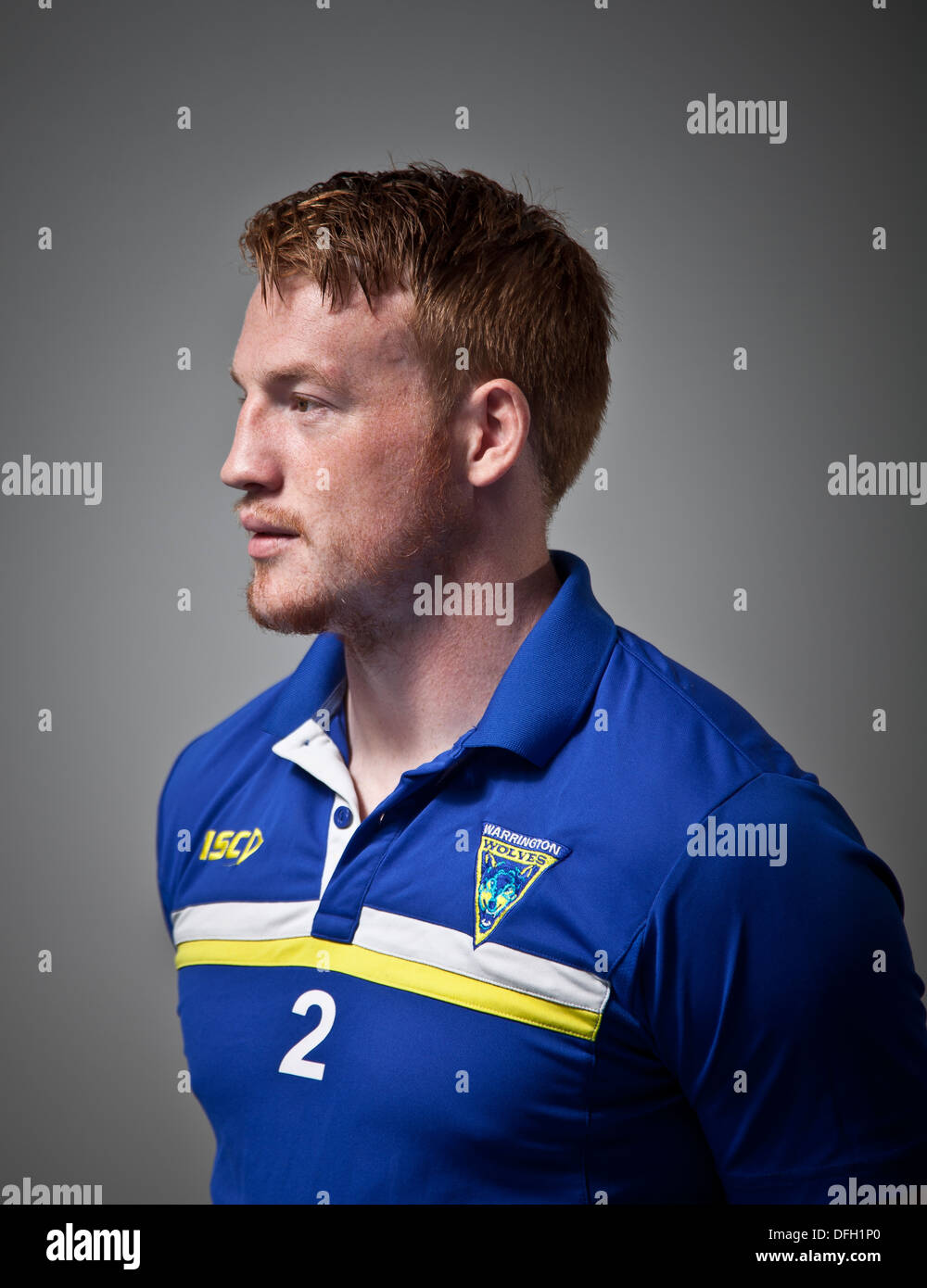 Chris Riley, Warrington Wolves Rugby League player Stock Photo - Alamy