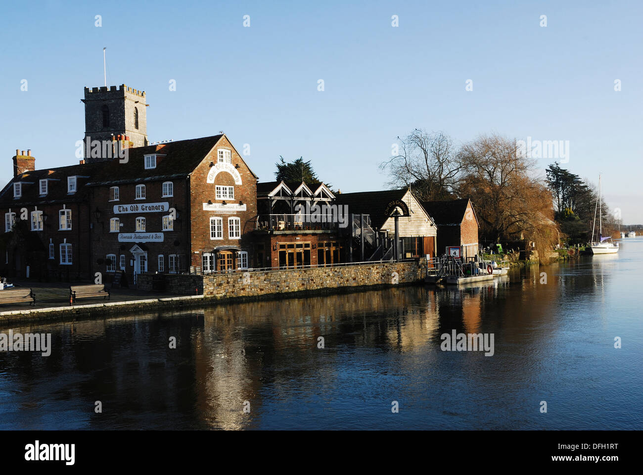 A view of the quay at Wareham on the River Frome Dorset UK Stock Photo ...