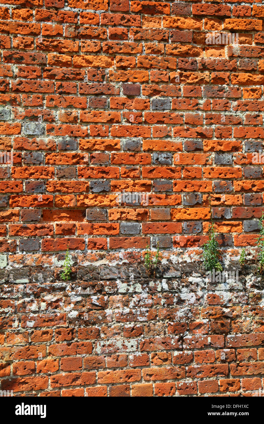 Old decaying brick wall Stock Photo - Alamy