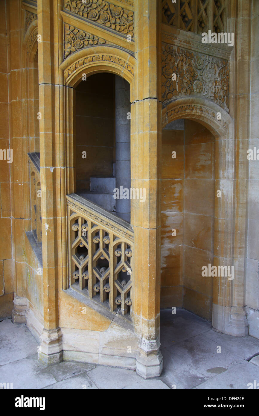 Gothic stone staircase Stock Photo - Alamy