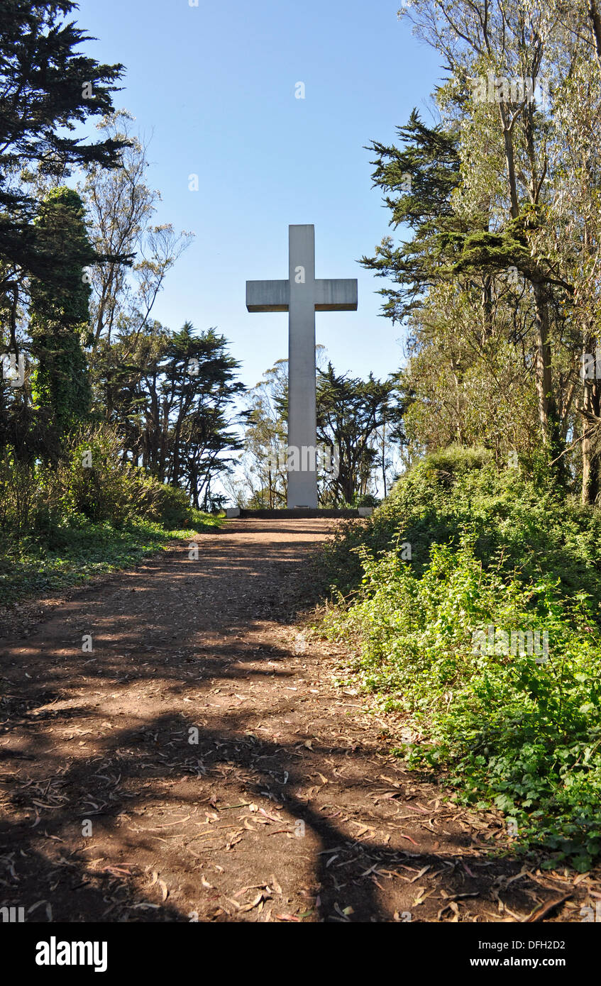 Mount davidson cross hi-res stock photography and images - Alamy