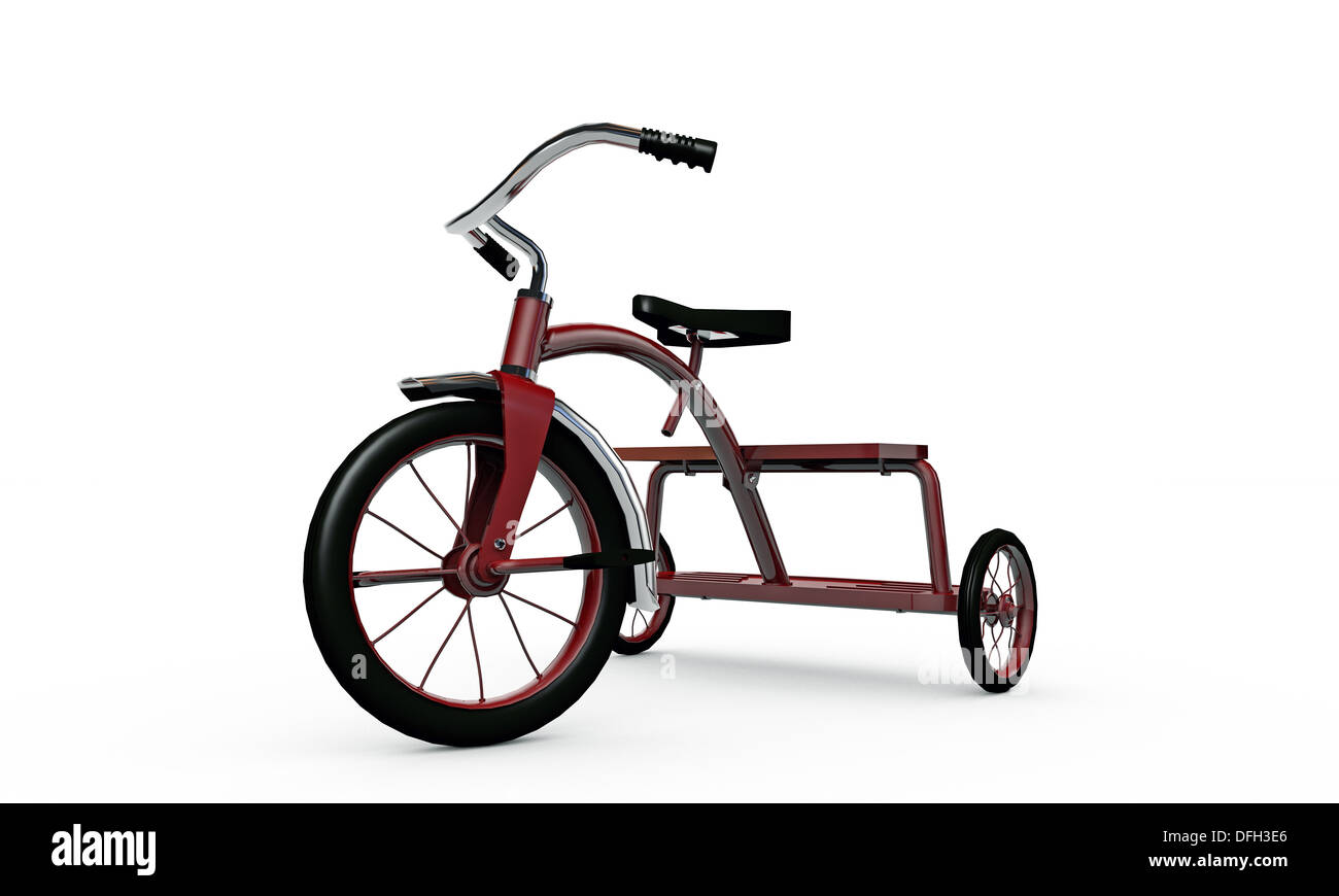 tricycle isolated on white background Stock Photo - Alamy