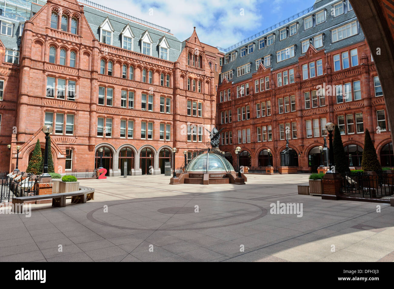 Waterhouse Square within Prudential building, London, England, United ...