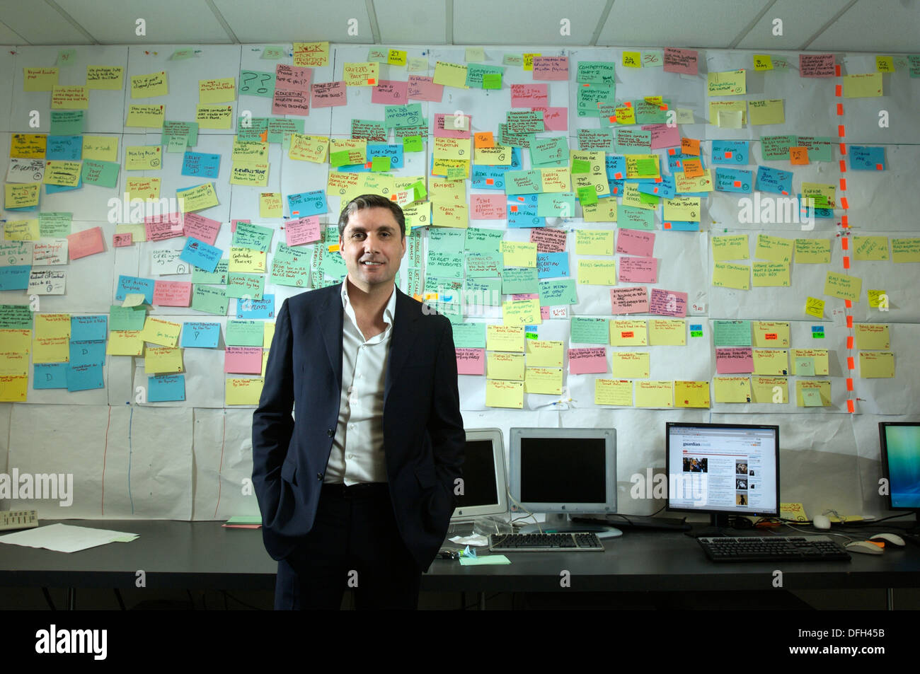 Derek Gannon CIO of Guardian Newspapers in London Uk Stock Photo - Alamy