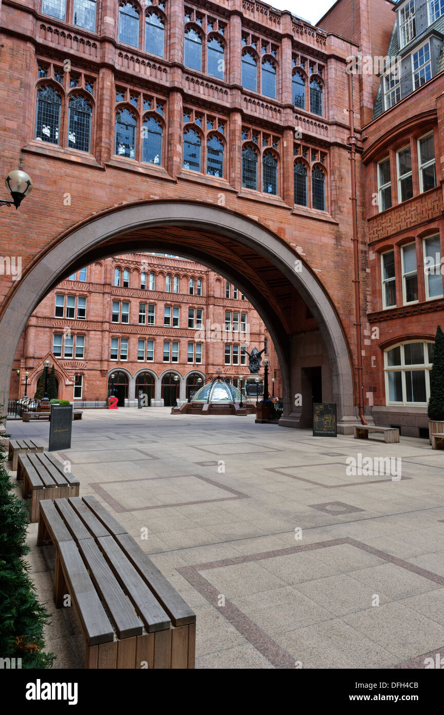 Waterhouse Square within Prudential building, London, England, United ...