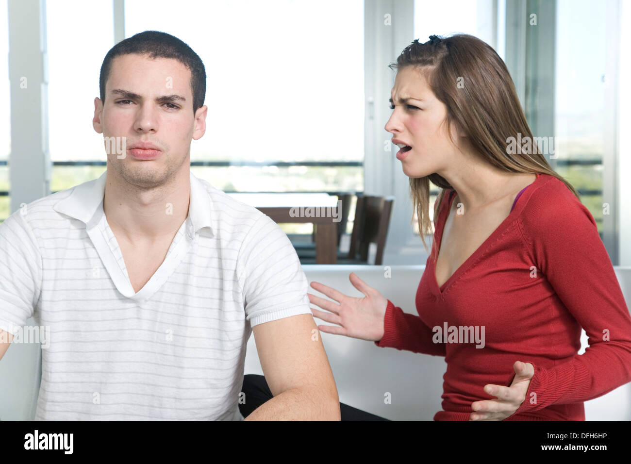 Discontented conflict hi-res stock photography and images - Alamy
