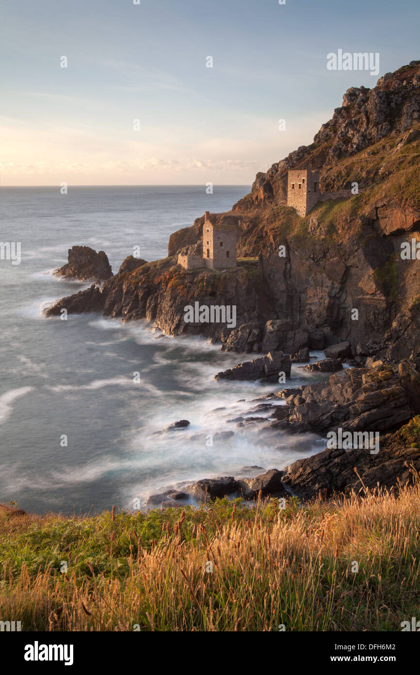 Botallack Mines National Trust site, Cornwall, England, UK Stock Photo ...