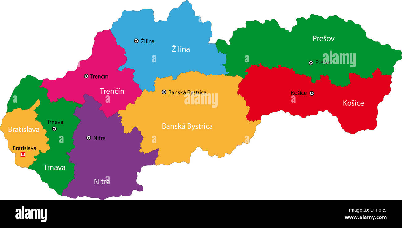 Slovakia administrative hi-res stock photography and images - Alamy