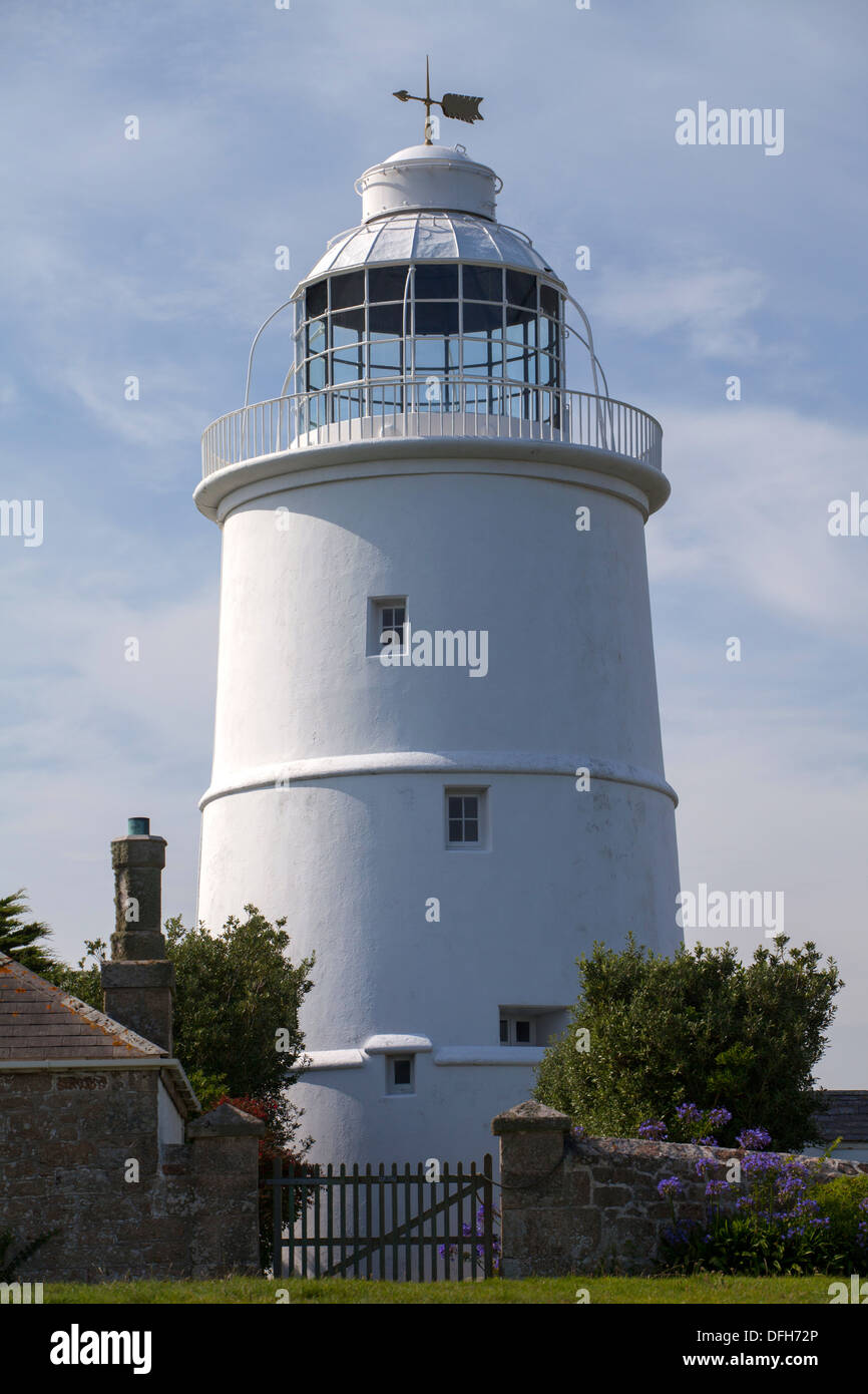 St Agnes, Isles of Scilly Lighthouse Stock Photo - Alamy
