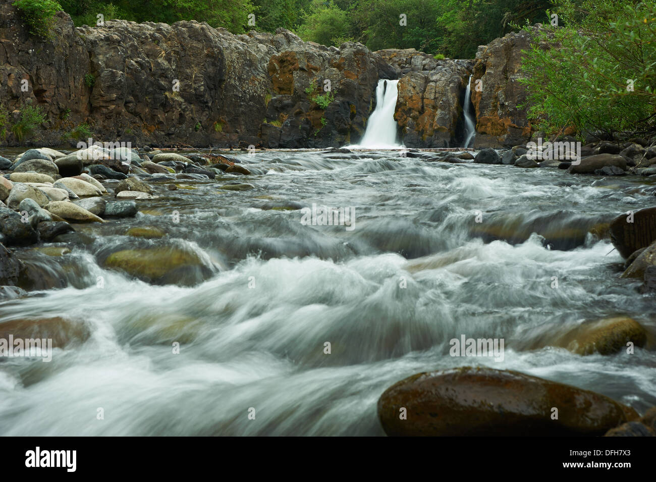 Wildwood Falls, Row river Stock Photo - Alamy