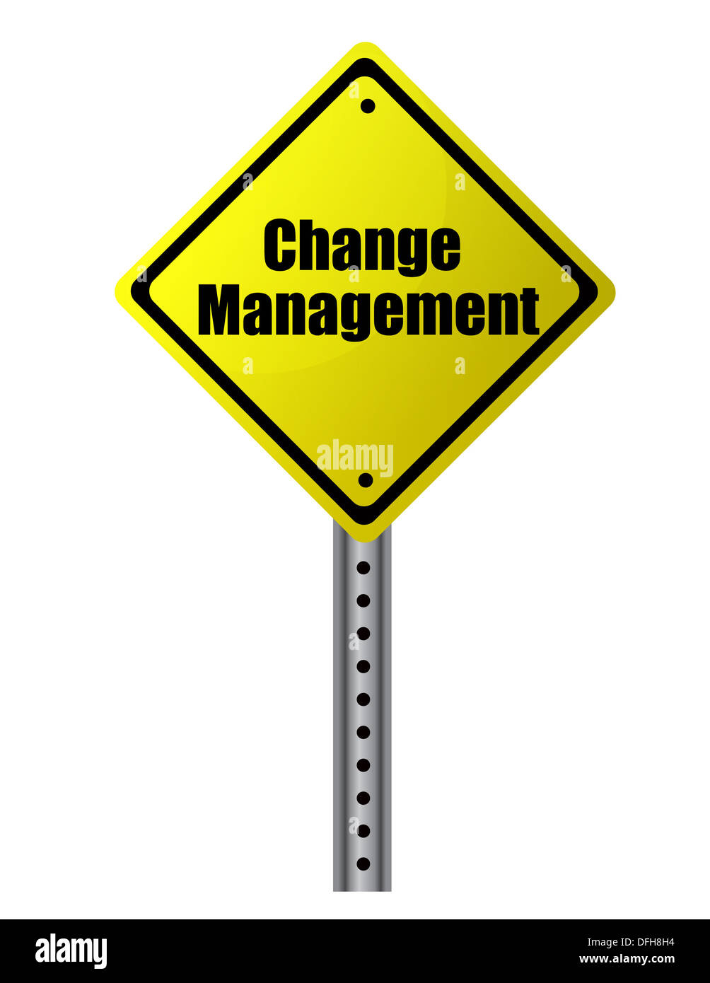 Change management posted on a yellow sign. Vector File available Stock ...