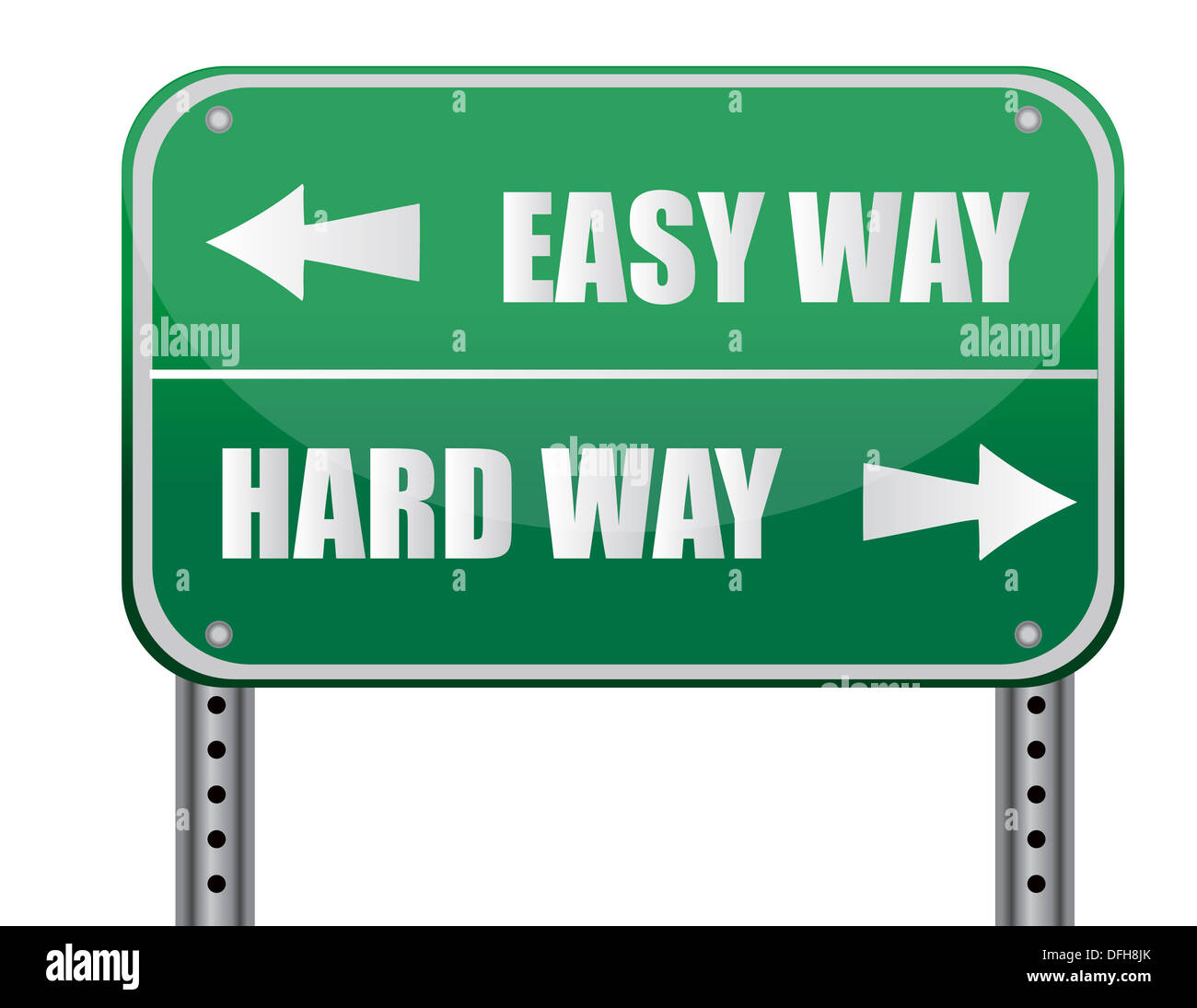 Easy hard career way hi-res stock photography and images - Alamy