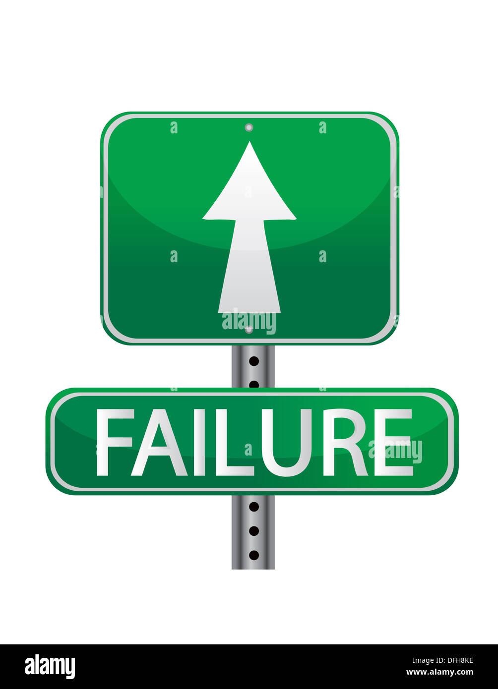 failure street sign concept Stock Photo - Alamy