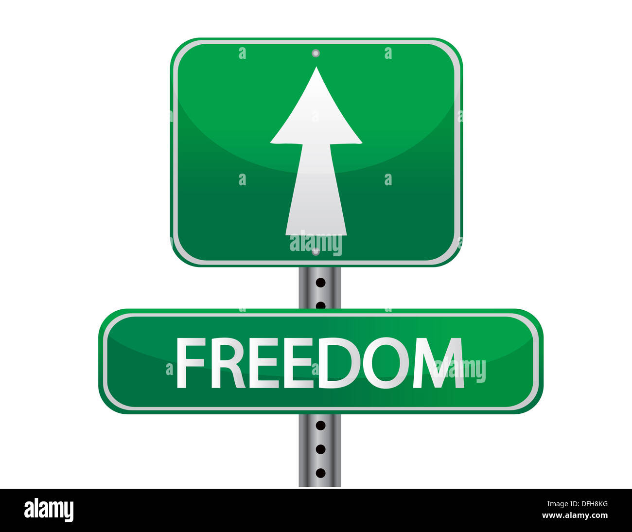 Freedom street sign Stock Photo - Alamy