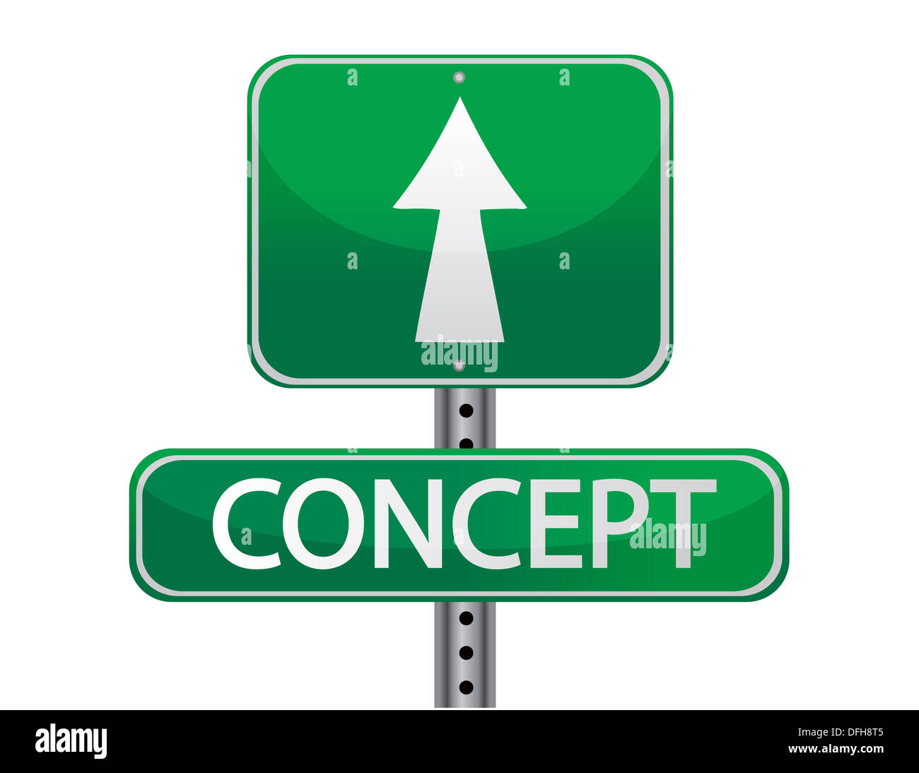 Concept street sign Stock Photo - Alamy