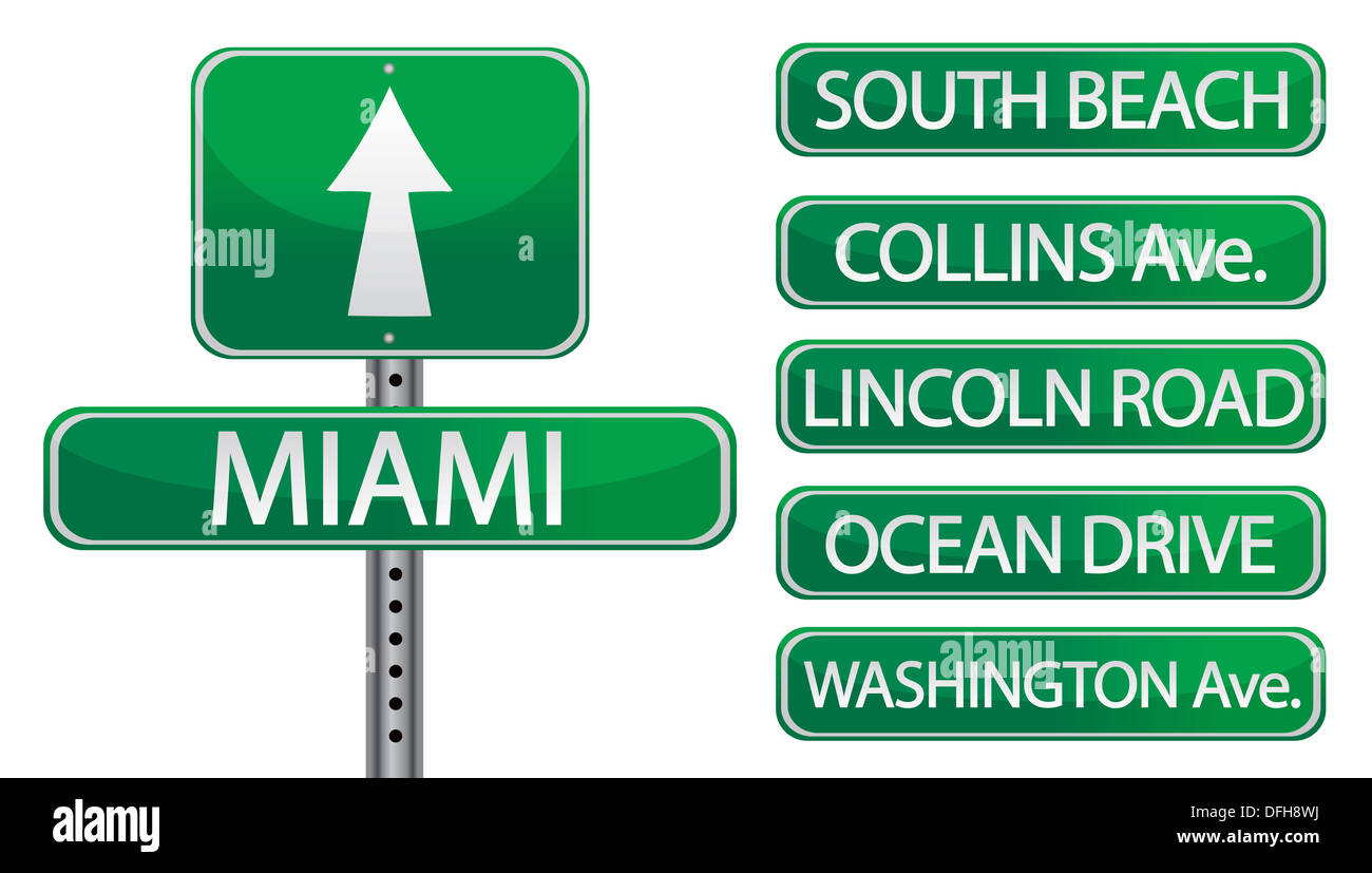 Lincoln road sign post Cut Out Stock Images & Pictures - Alamy