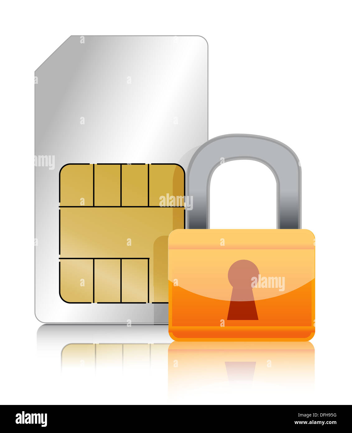 Smart phone circuit background lock hi-res stock photography and images ...