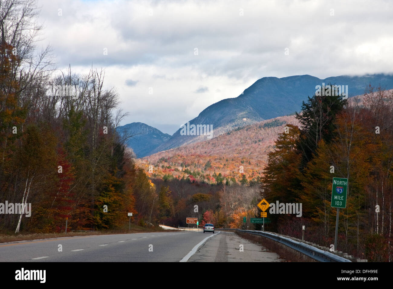 Franconia notch state park view hi-res stock photography and images - Alamy