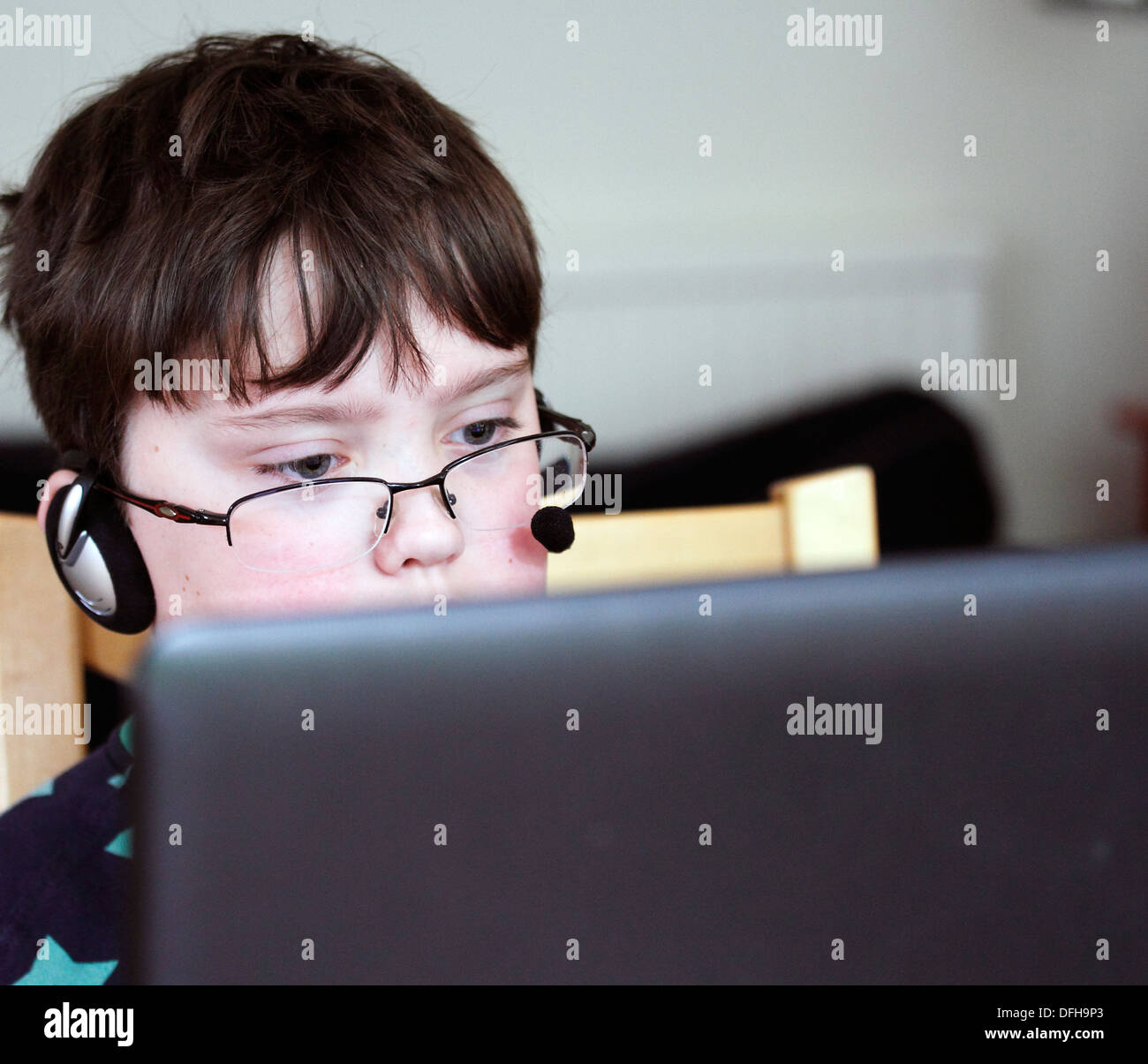 Boy child at work Stock Photo - Alamy