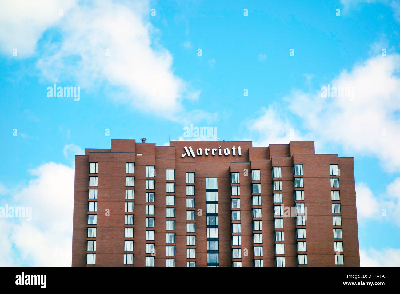 Marriott hotel in Cambridge Massachusetts Stock Photo - Alamy