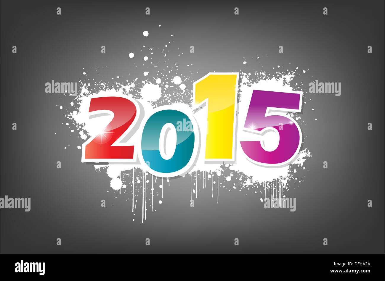 New year 2015 wallpaper, grunge effect Stock Photo - Alamy