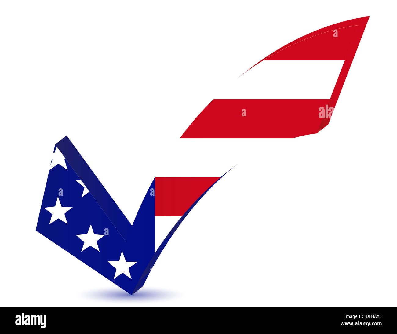 us check mark illustration design Stock Photo - Alamy