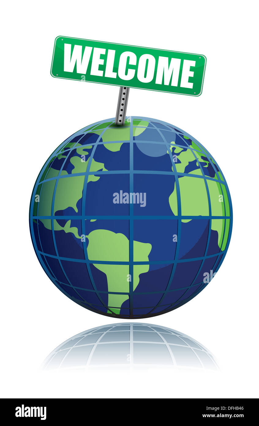 Welcome to the digital world Cut Out Stock Images & Pictures - Alamy