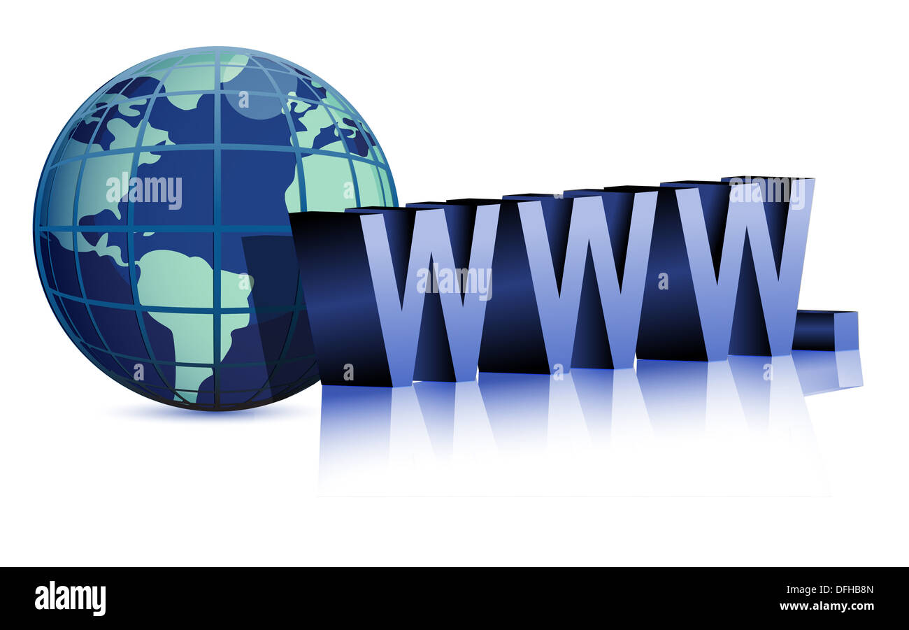 Internet concept network connection illustration design Stock Photo - Alamy