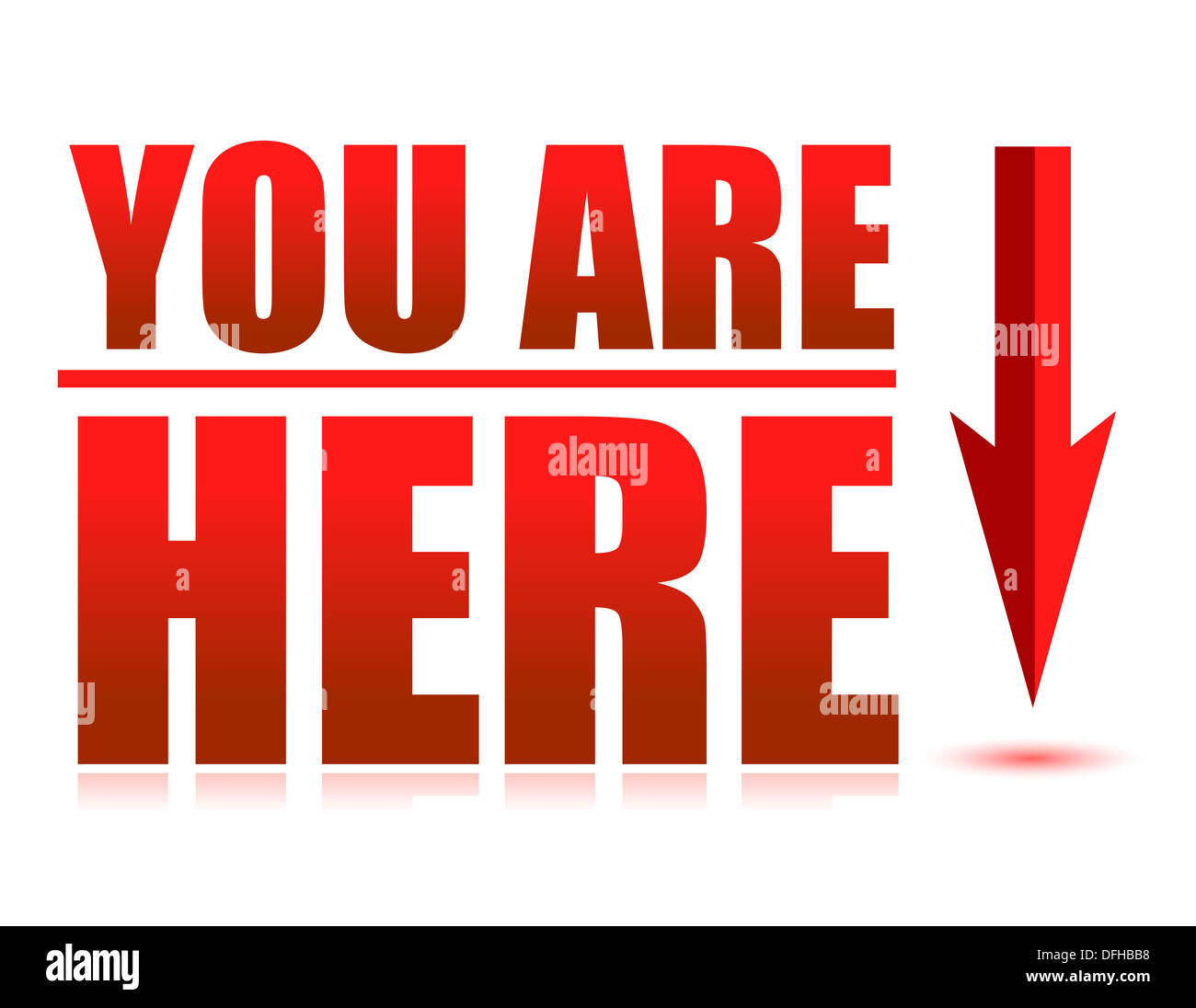 you are here Stock Photo - Alamy