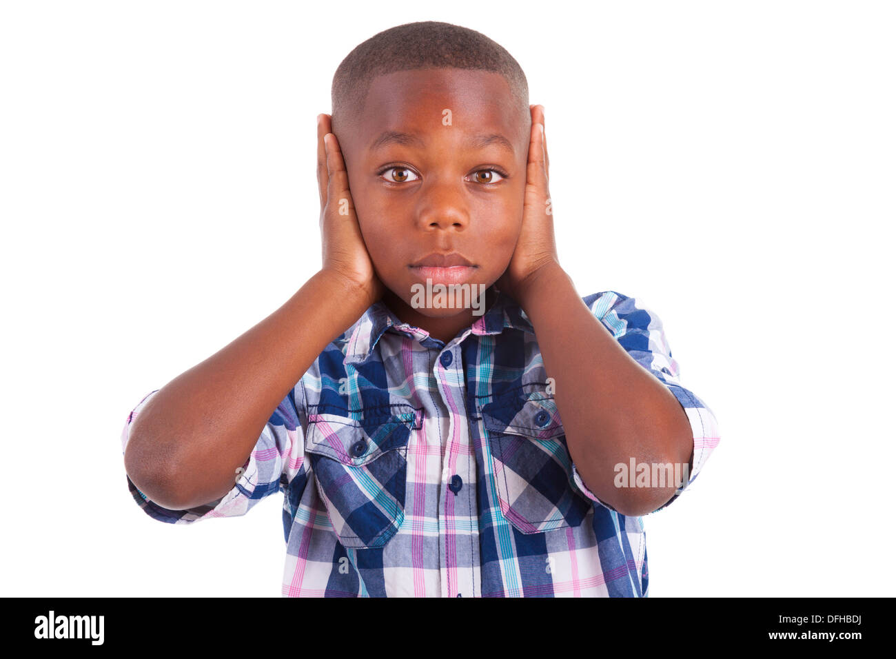 Scared Black Children