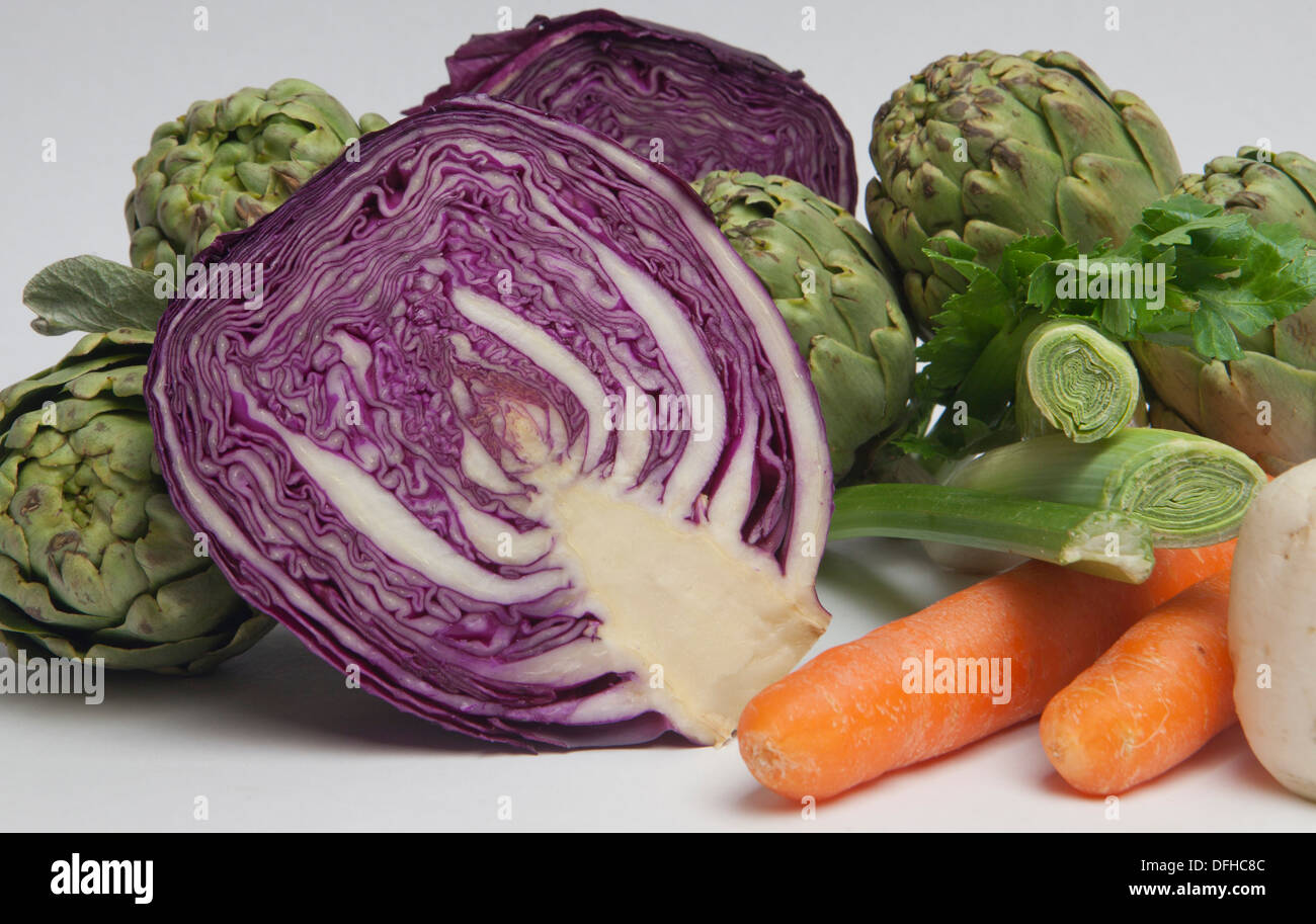 vegetable ingredients for use in cooking Stock Photo - Alamy