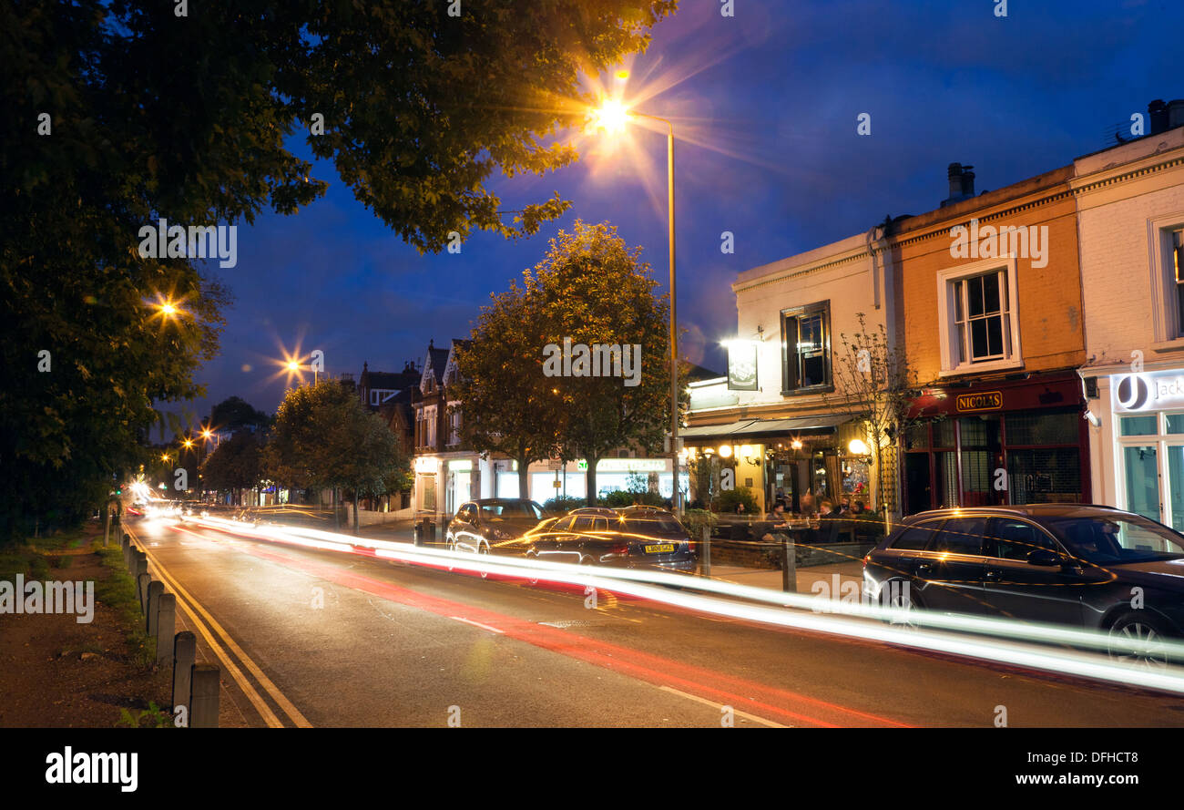 Wandsworth Common At Night London UK Stock Photo - Alamy