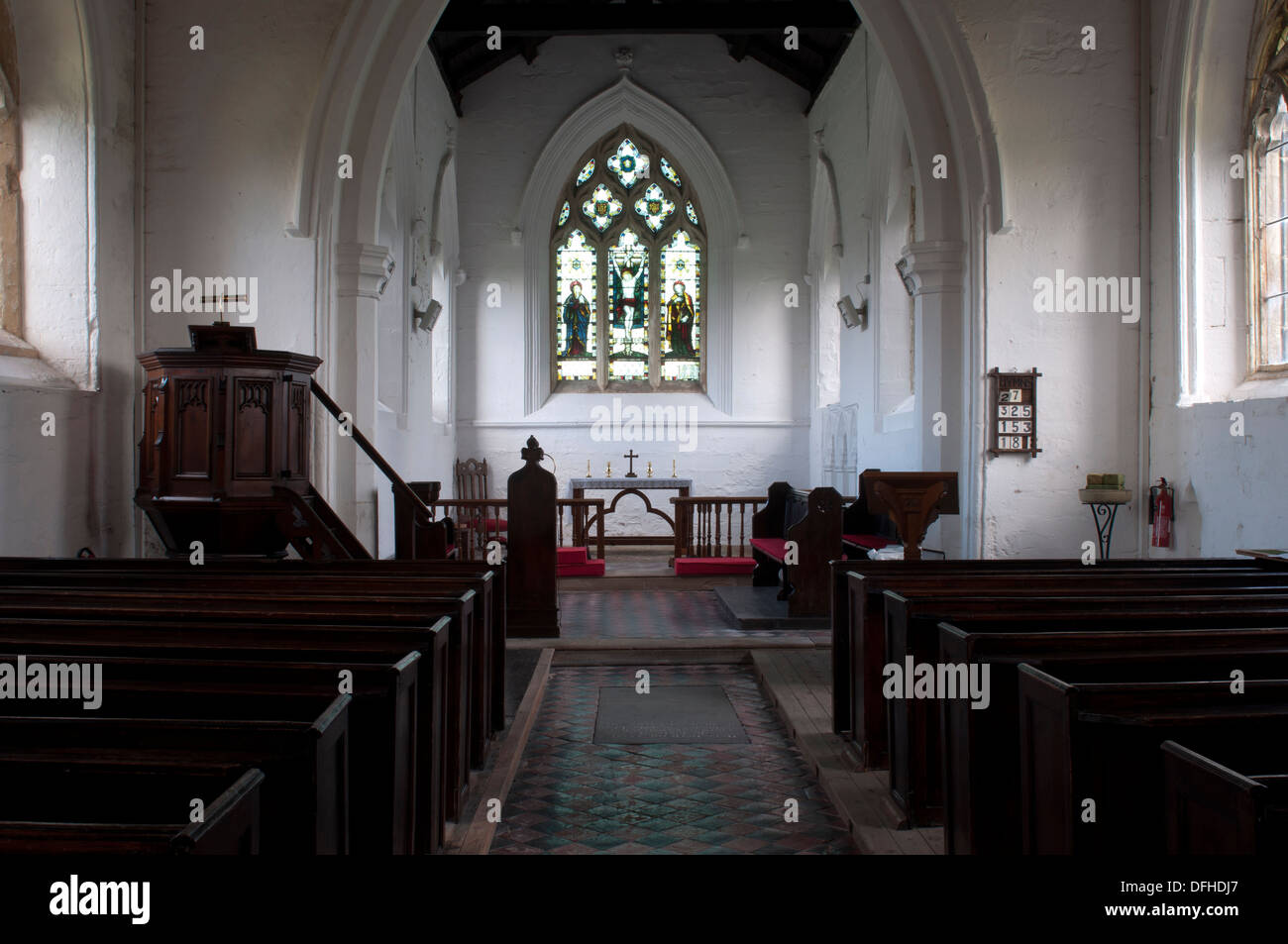 All Saints Church, Ratcliffe Culey, Leicestershire, England, UK Stock ...