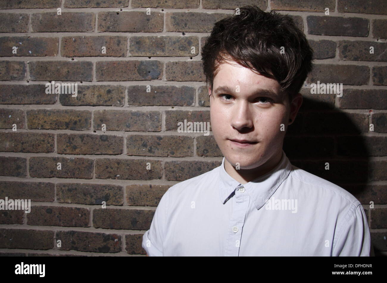 Derby, UK. 4th Oct. 2013. Rising Roots singer/songwriter, Luke Jackson ...