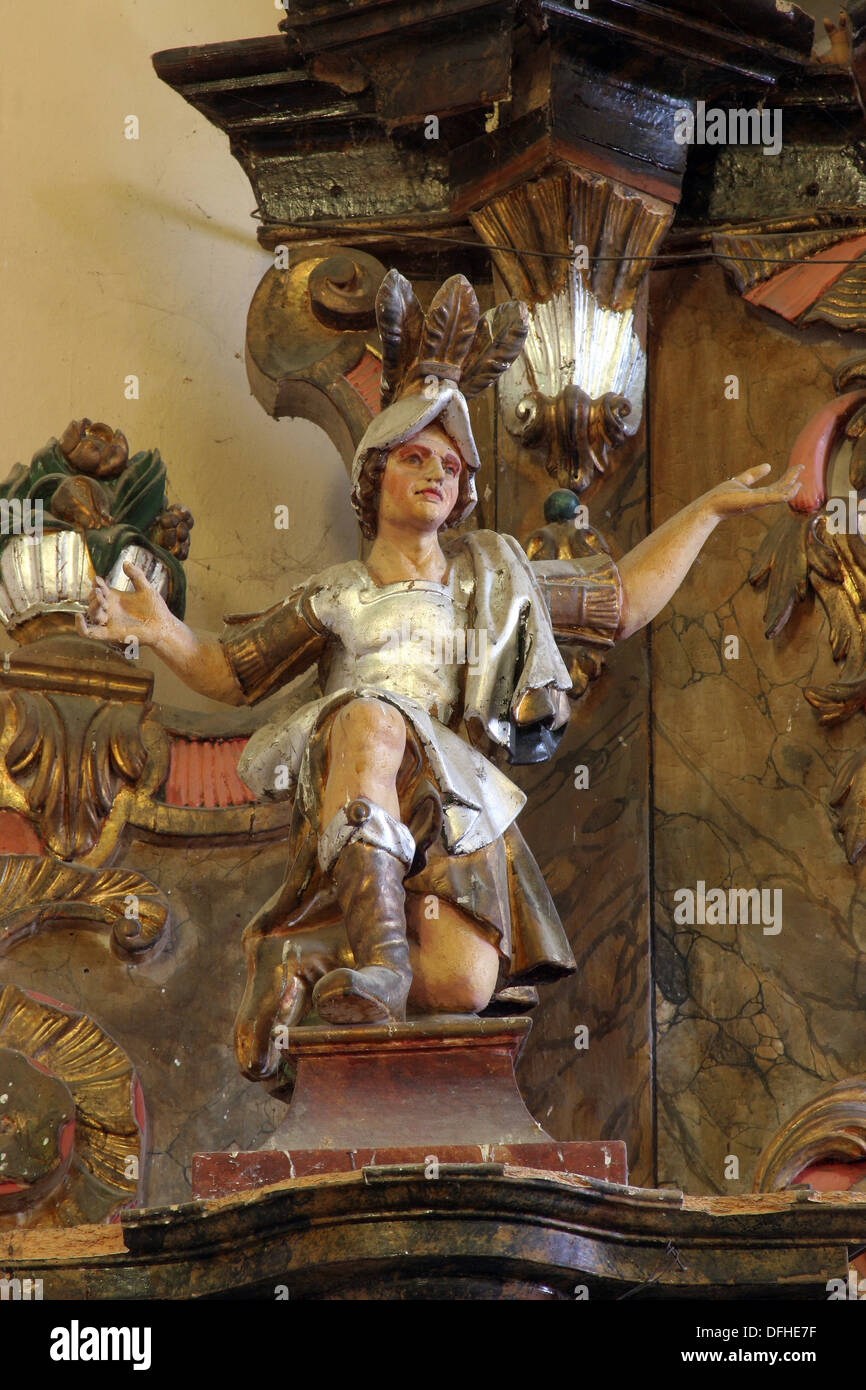 Statue of saint Stock Photo - Alamy