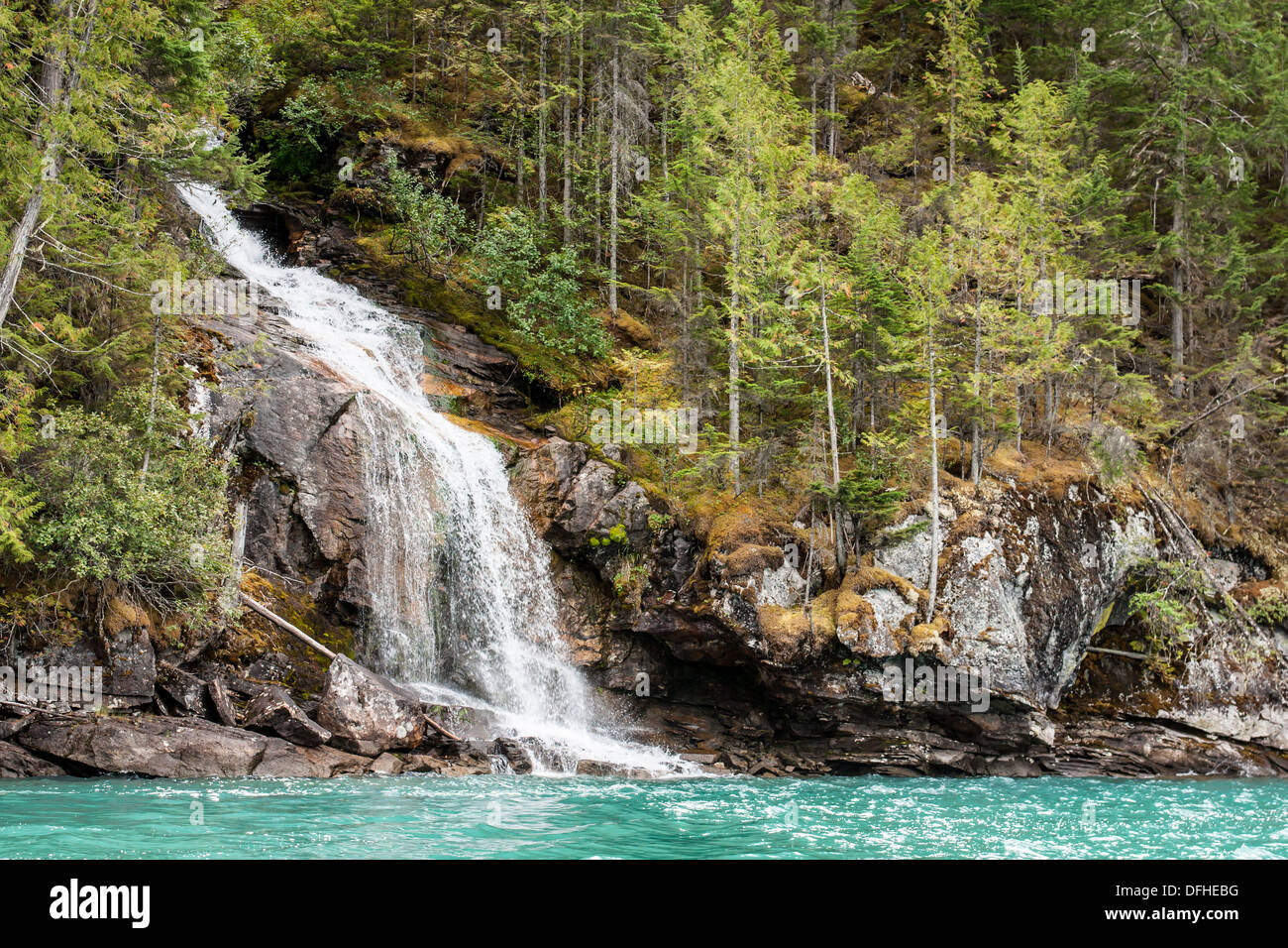 waterfalls Wells Gray Provincial Park British Columbia Stock Photo - Alamy