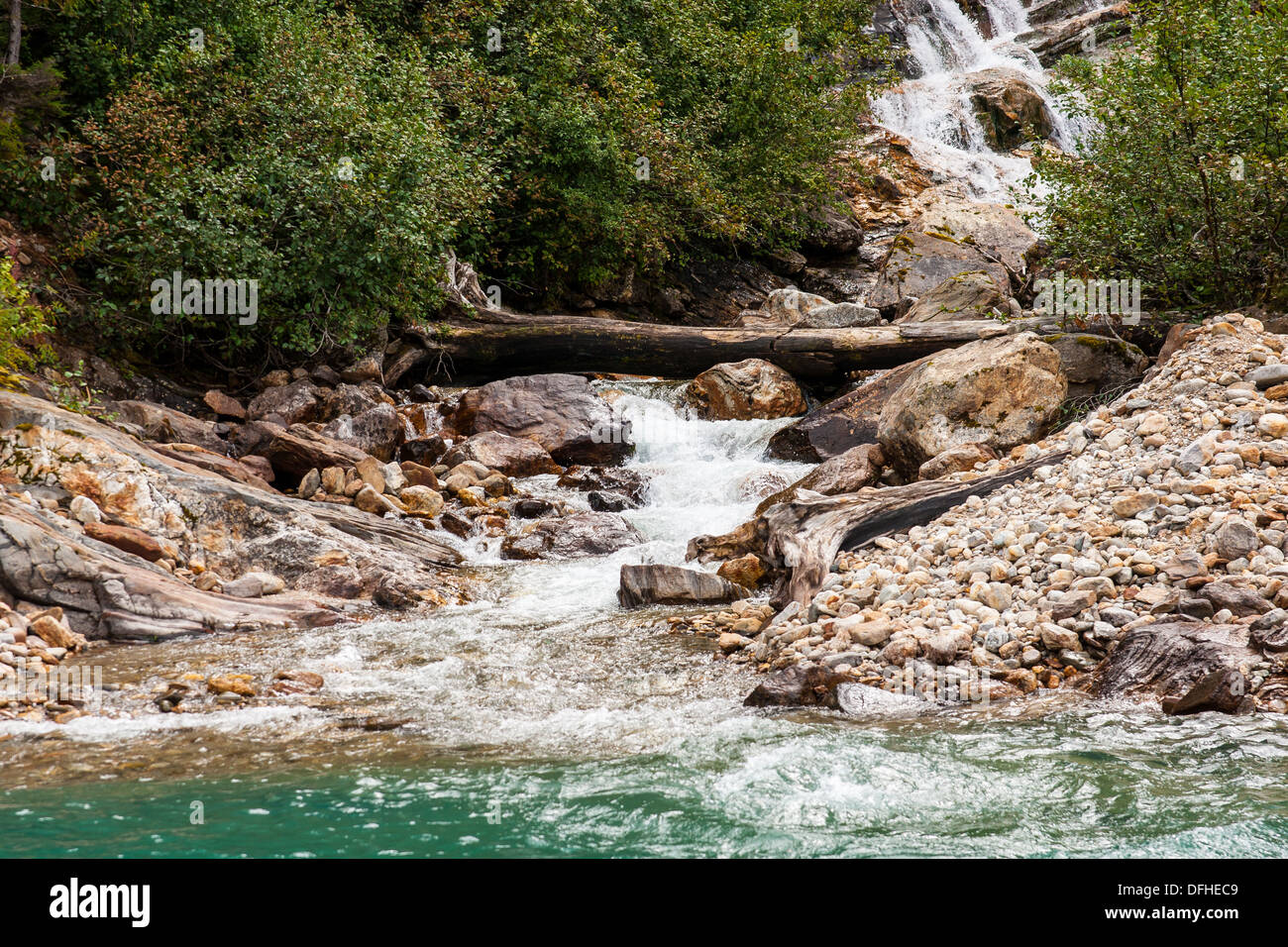 waterfalls Wells Gray Provincial Park British Columbia Stock Photo - Alamy