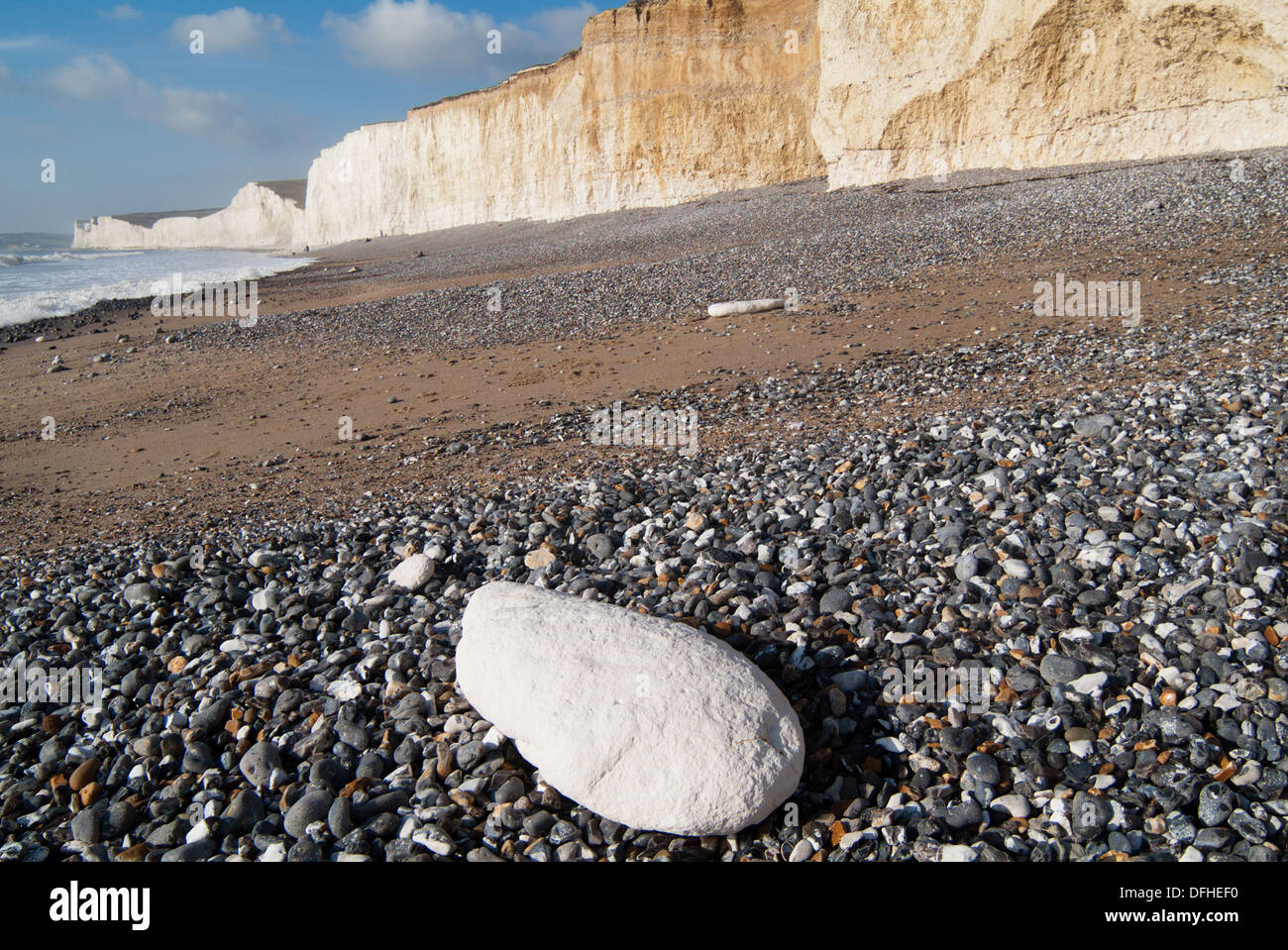 Shingle Beach at Birling Gap East Sussex England Stock Photo - Alamy