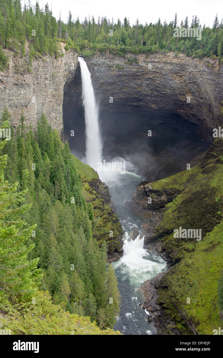 waterfalls Wells Gray Provincial Park British Columbia Stock Photo - Alamy