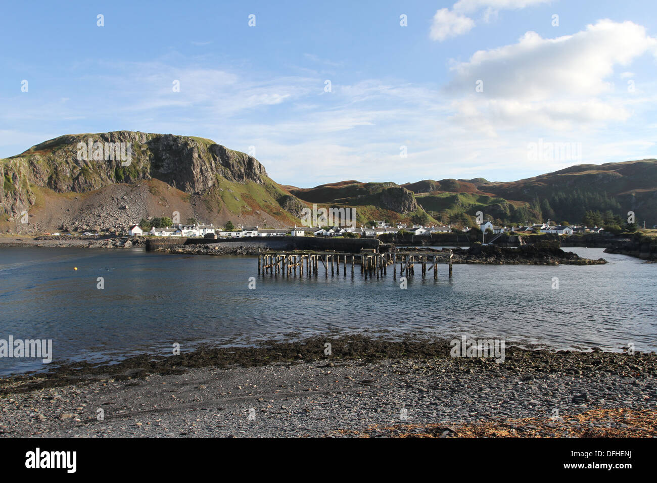 Ellenabeich Isle of Seil Scotland September 2013 Stock Photo - Alamy