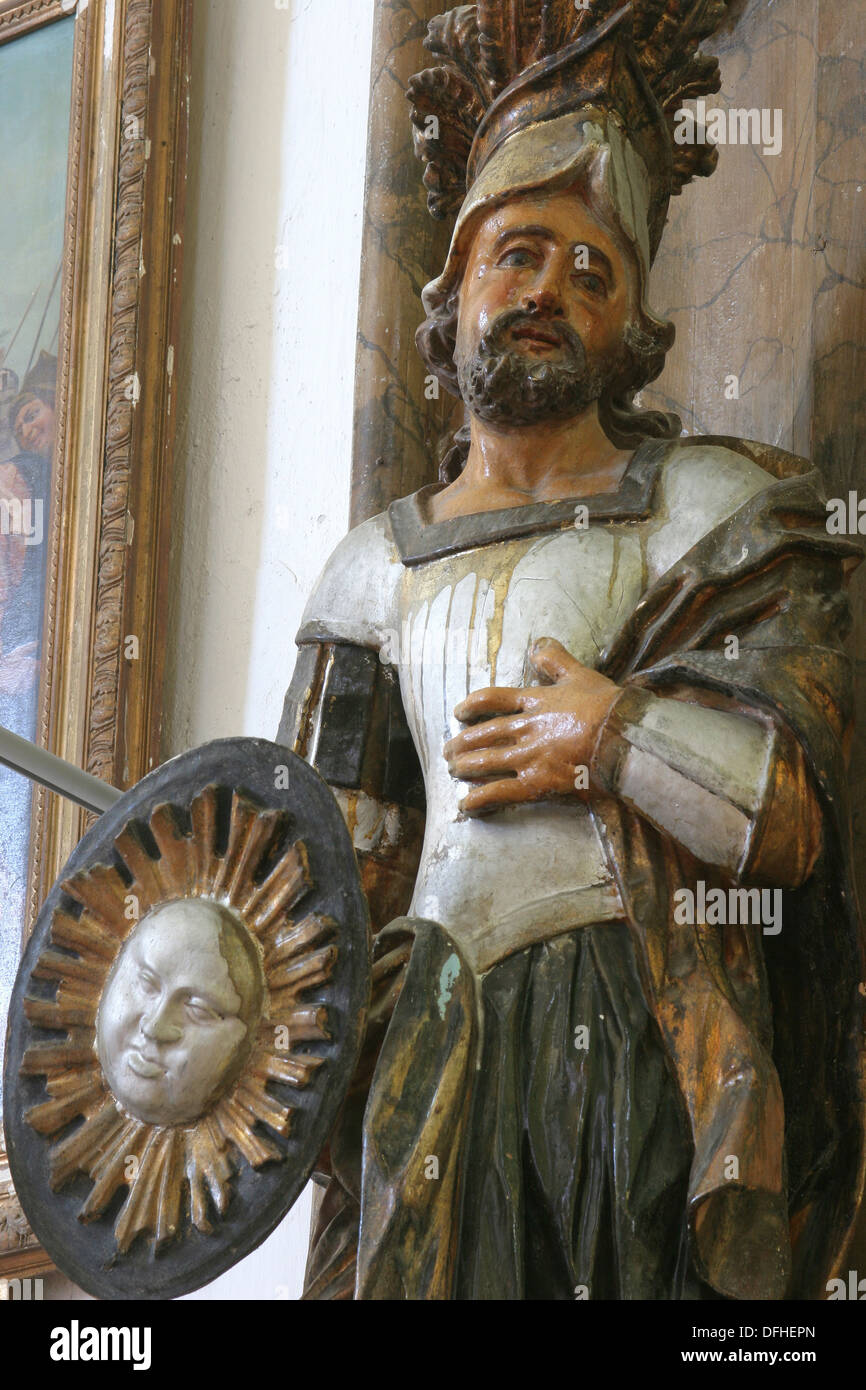 Statue of saint Stock Photo - Alamy