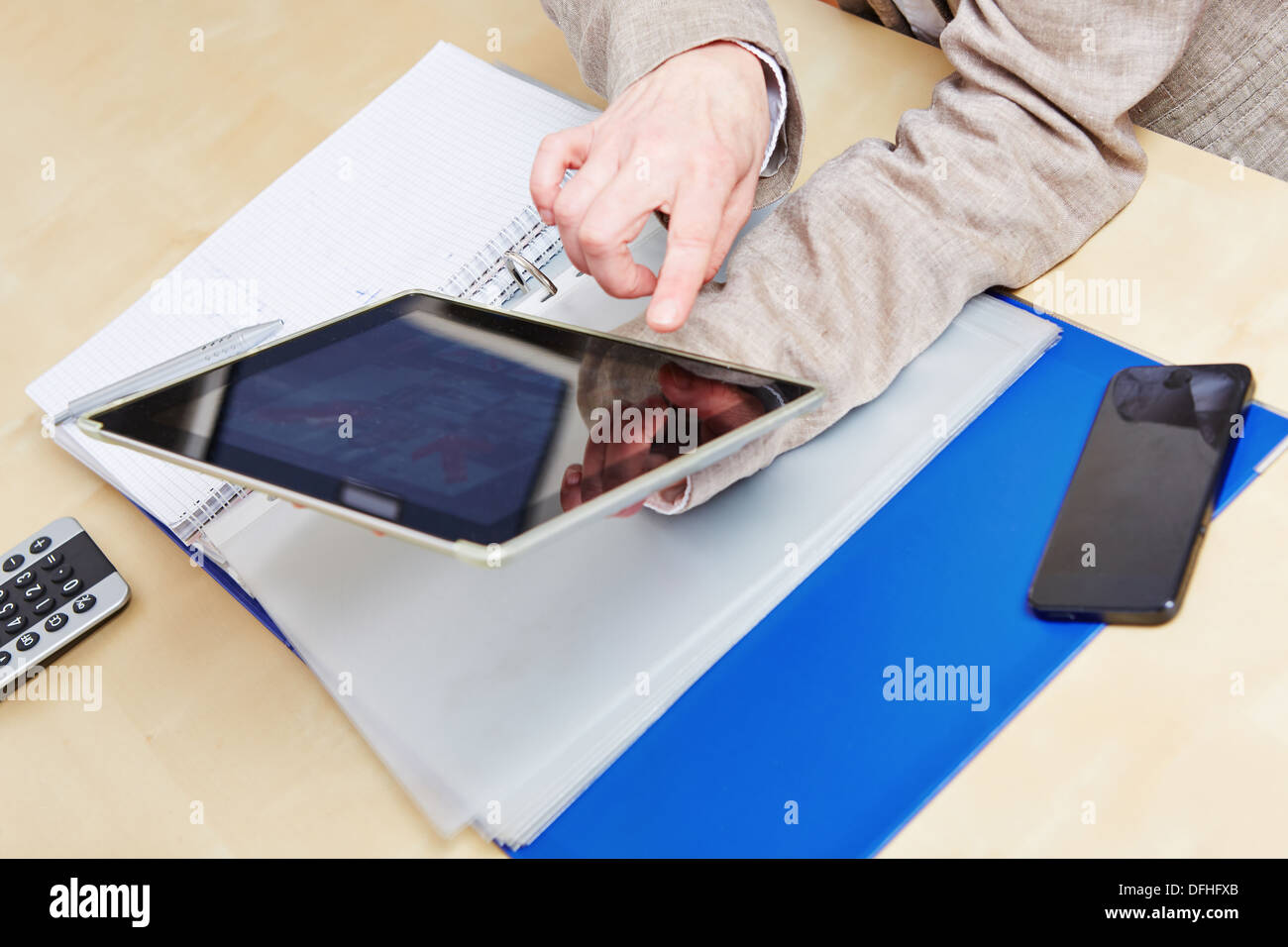 Pc monitor tablet cell hi-res stock photography and images - Alamy