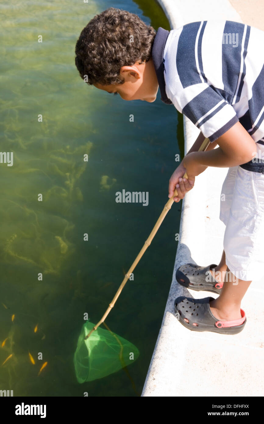 African american child fishing hi-res stock photography and images - Alamy