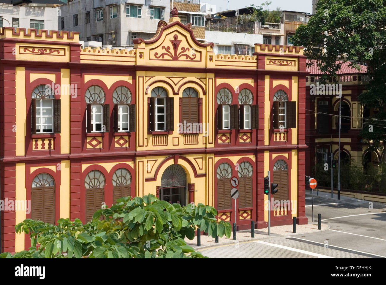 neo-classical buildings preserved, Tap Seac square,Macau,Special ...